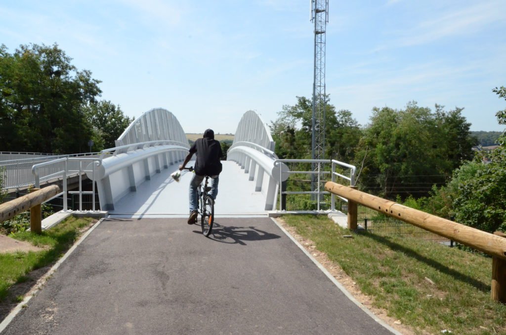 Inauguration de la passerelle de Rosny-sur-Seine - Yvelines Infos