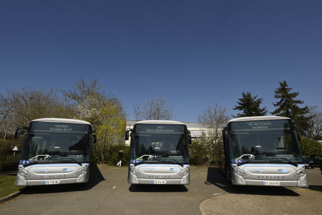 Presentation des bus electriques chez Sqybus - Yvelines Infos